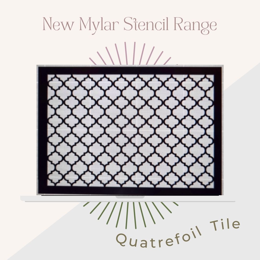 quatrefoil-tile-a4-mylar-stencil-it-s-so-chic-furniture-art